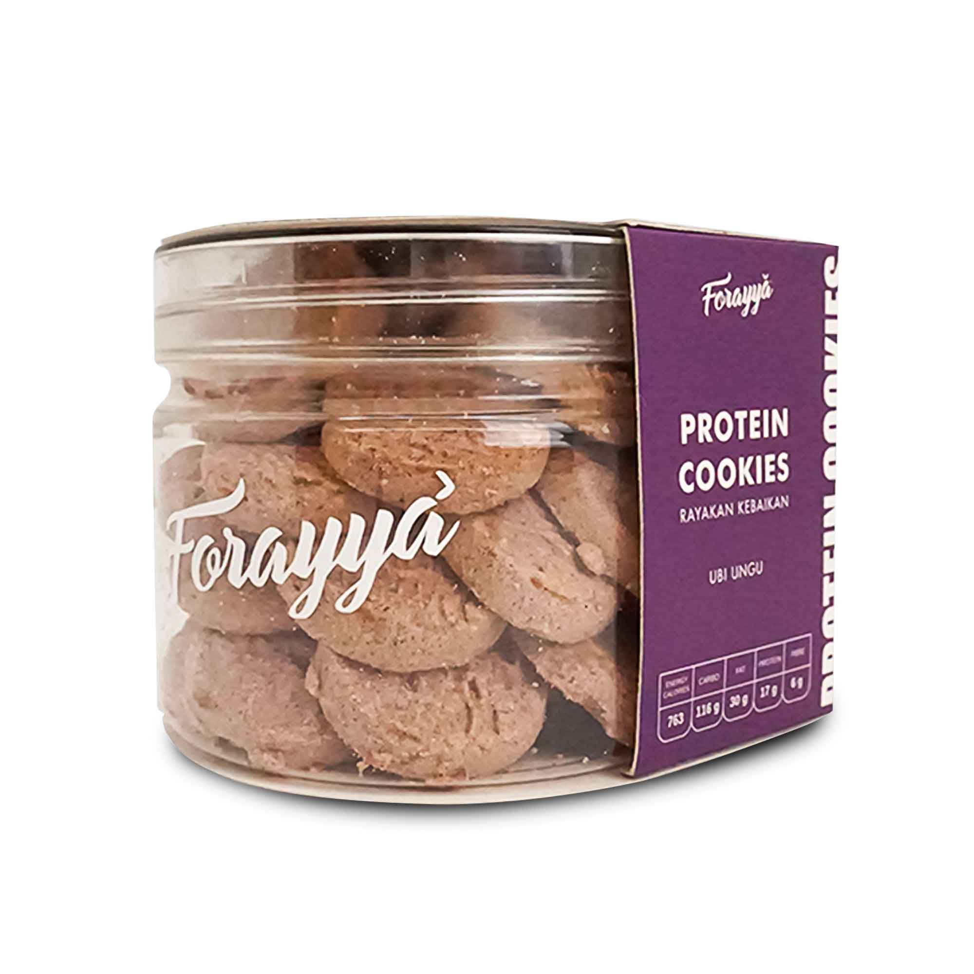 Forayya Protein Cookies Jar (Purple Sweet Potato) - PT Daruda Nusantara ...